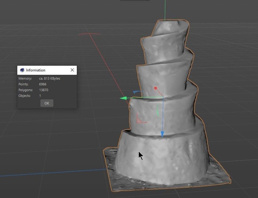 Historic totem helicoid shape 3D model | CGTrader