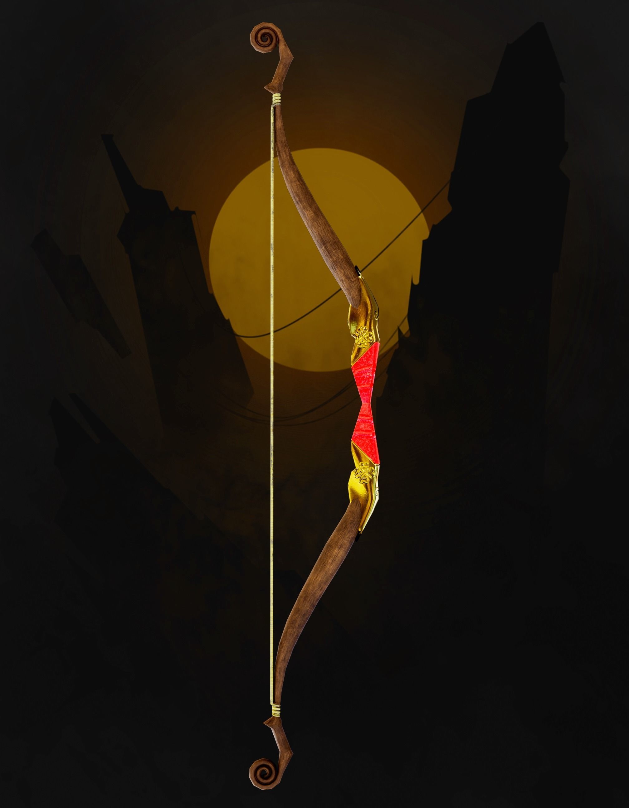 3D model Bow - Apollo primary weapon VR / AR / low-poly | CGTrader