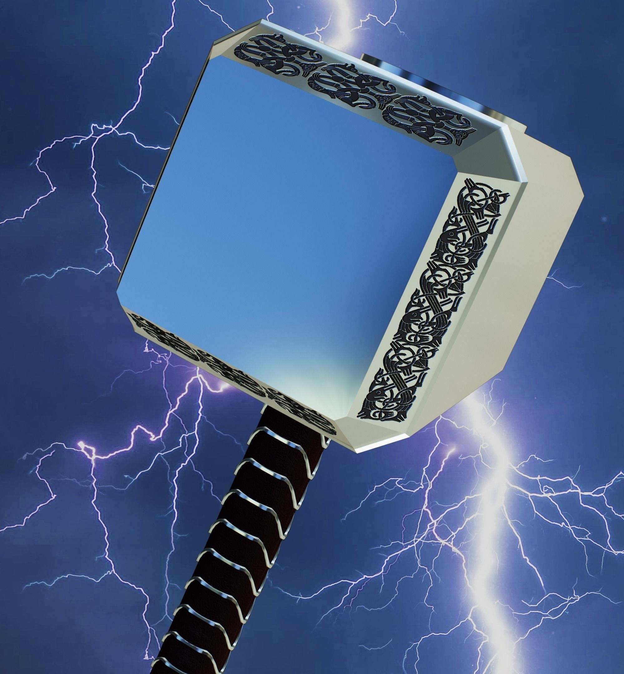 3D model Mjolnir - Thor primary weapon VR / AR / low-poly | CGTrader
