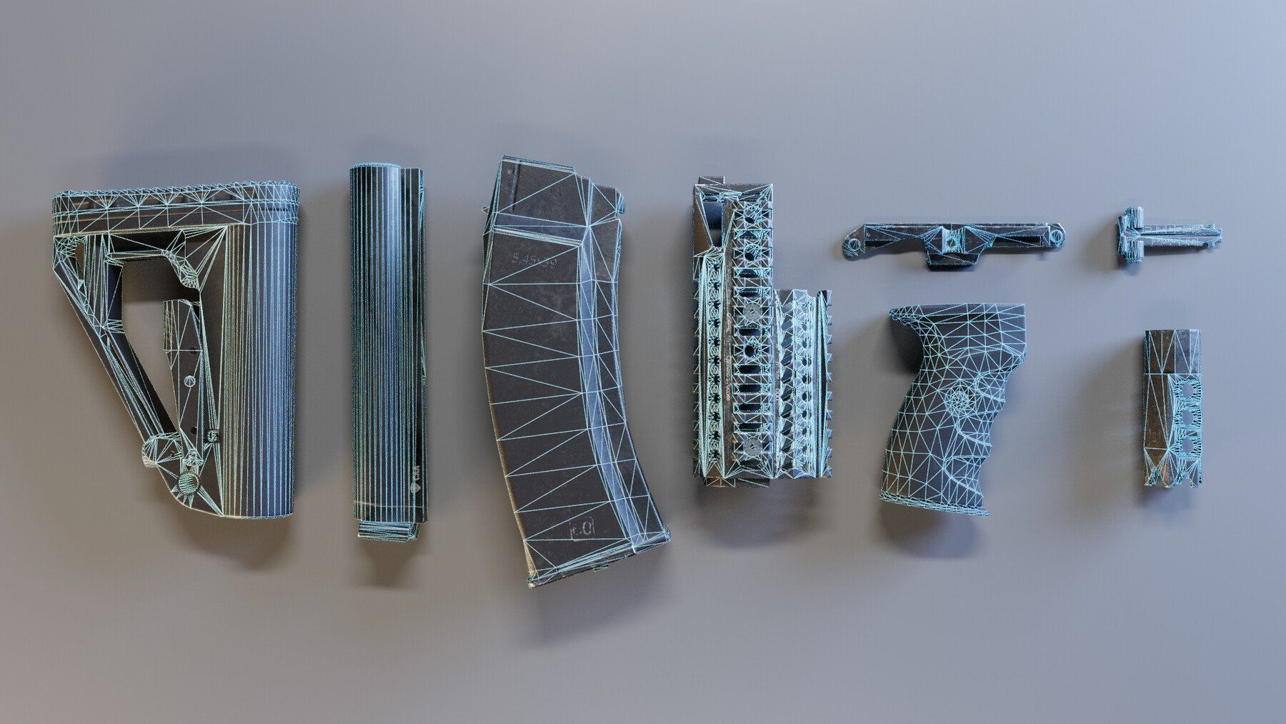 3D model mods for ak-74m VR / AR / low-poly | CGTrader