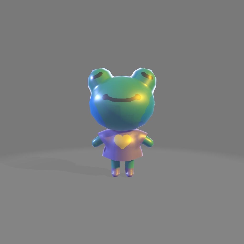 3D model Cute Frog VR / AR / low-poly | CGTrader
