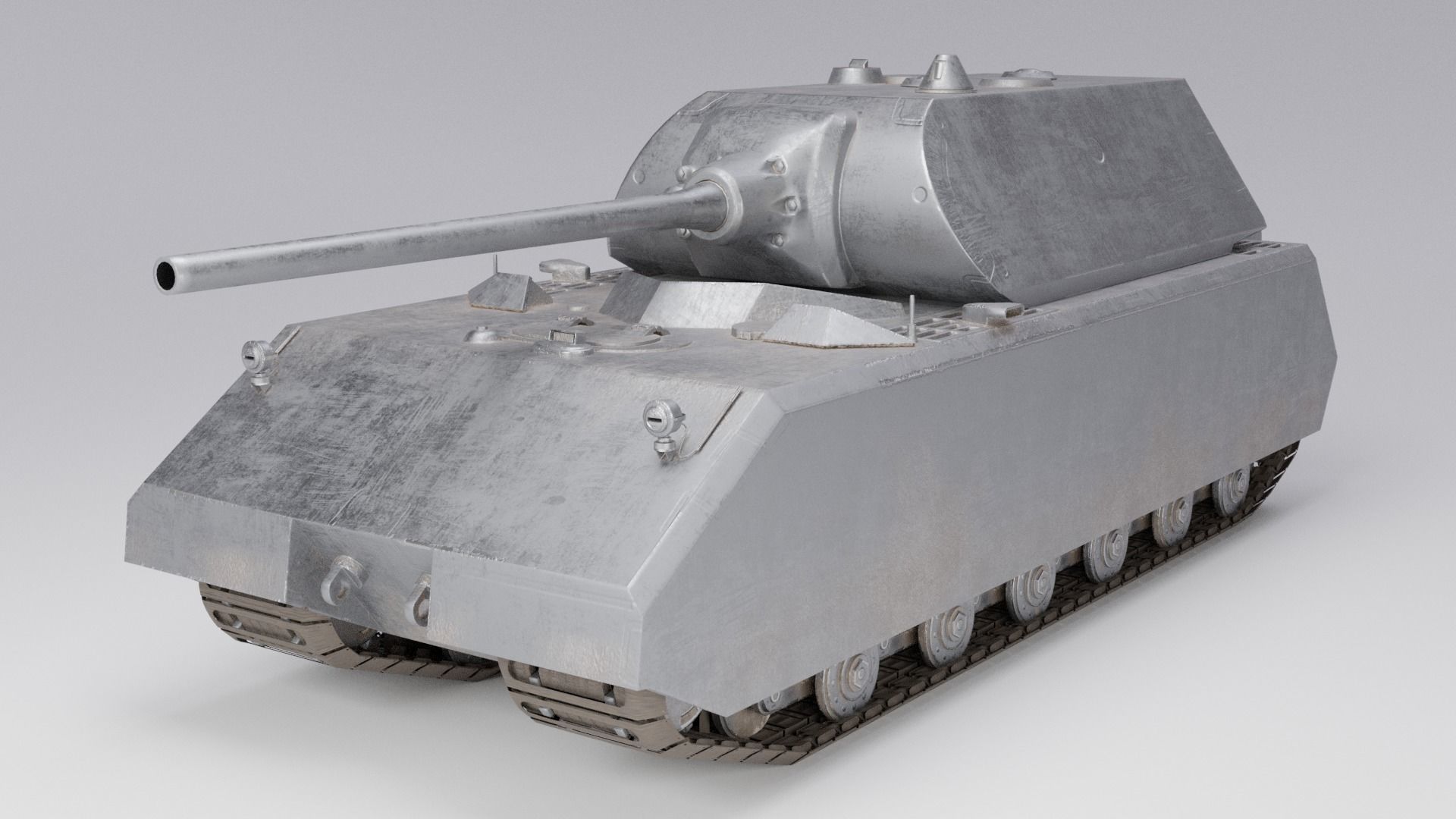 3D model Maus Tank - Game-Ready - RIGGED - LOW-POLY - VR / AR / low ...