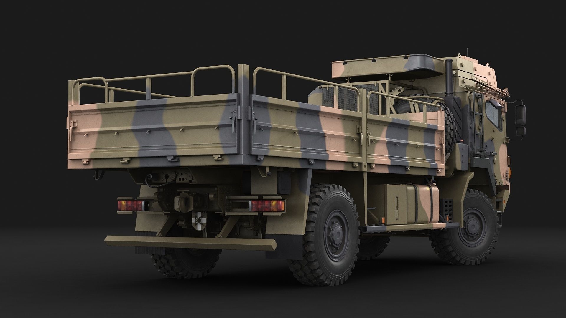 Military truck MAN HX60 Armor 3D model | CGTrader