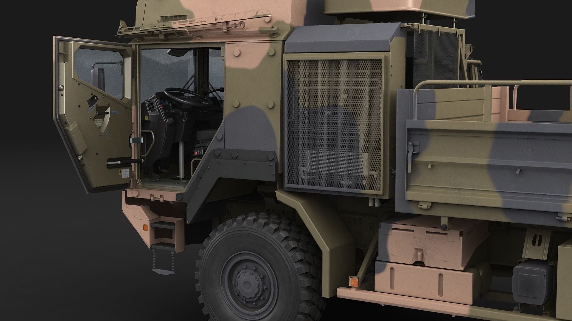 Military truck MAN HX60 Armor 3D model | CGTrader