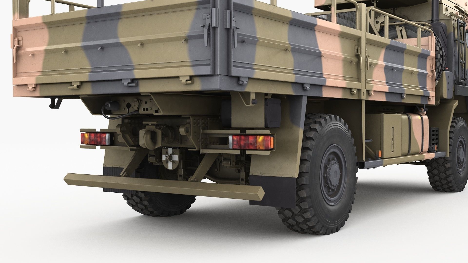Military truck MAN HX60 Armor 3D model | CGTrader