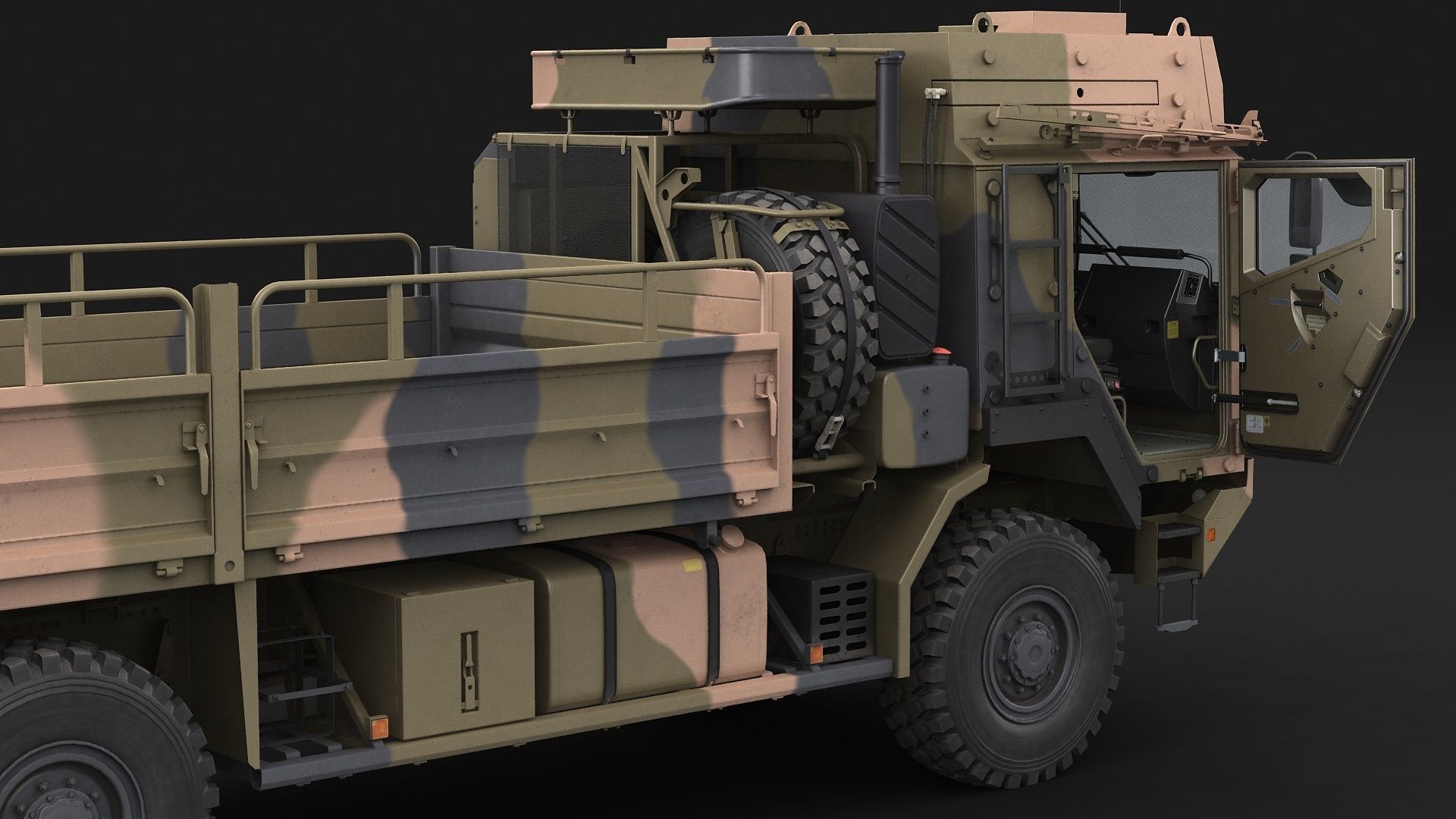 Military truck MAN HX60 Armor 3D model | CGTrader