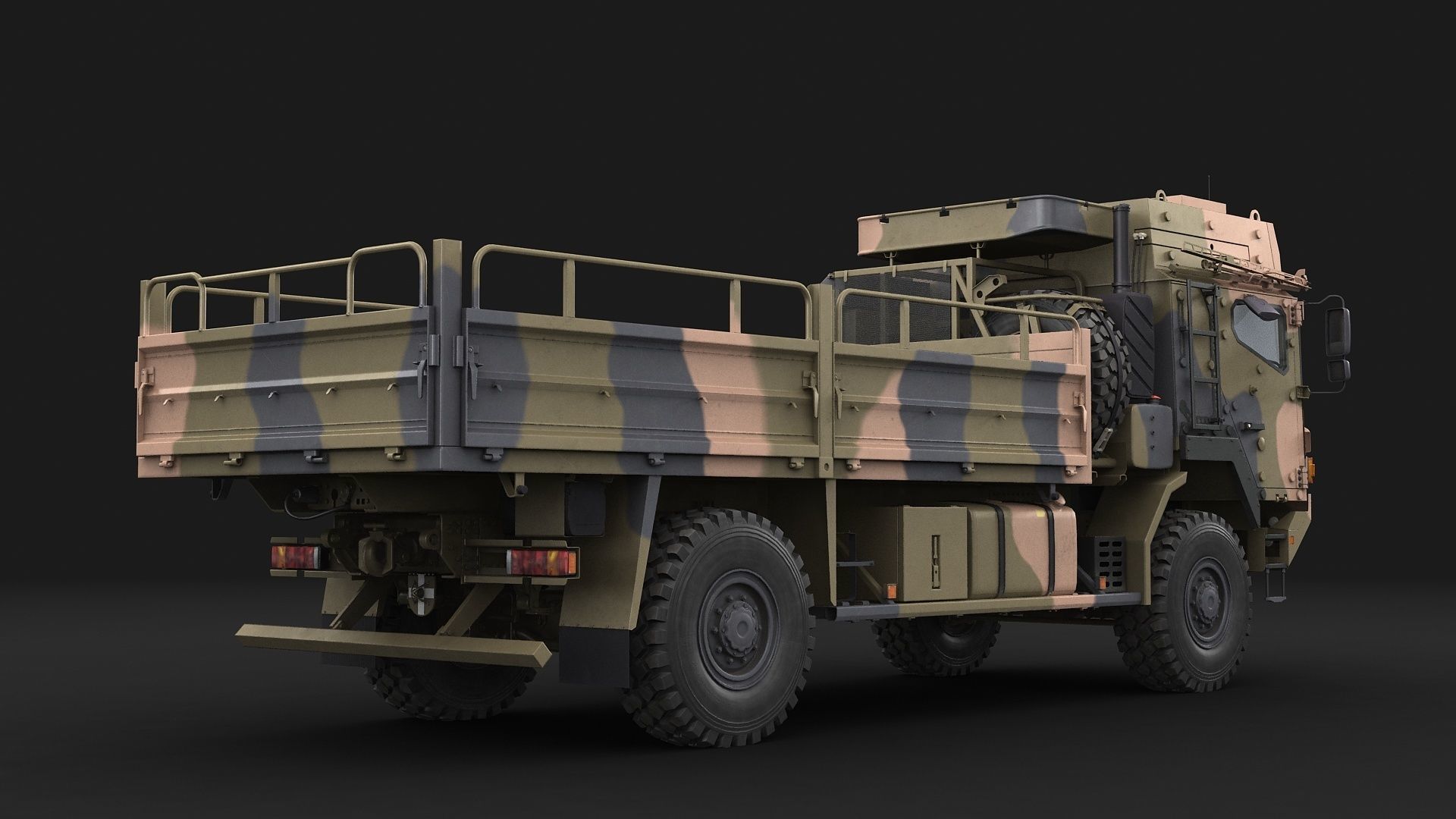 Military truck MAN HX60 Armor 3D model | CGTrader