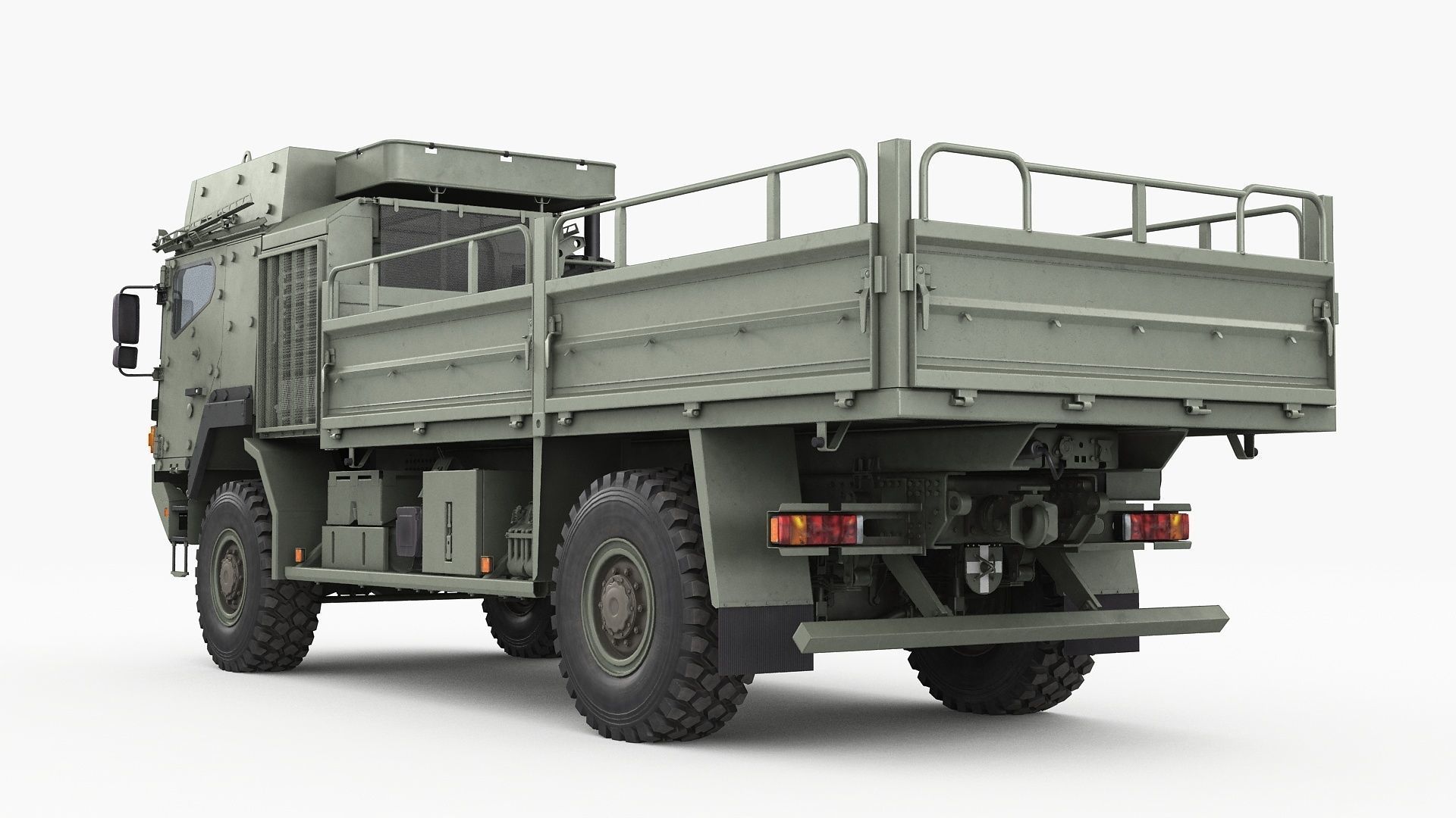 Military truck MAN HX60 Armor 3D model | CGTrader