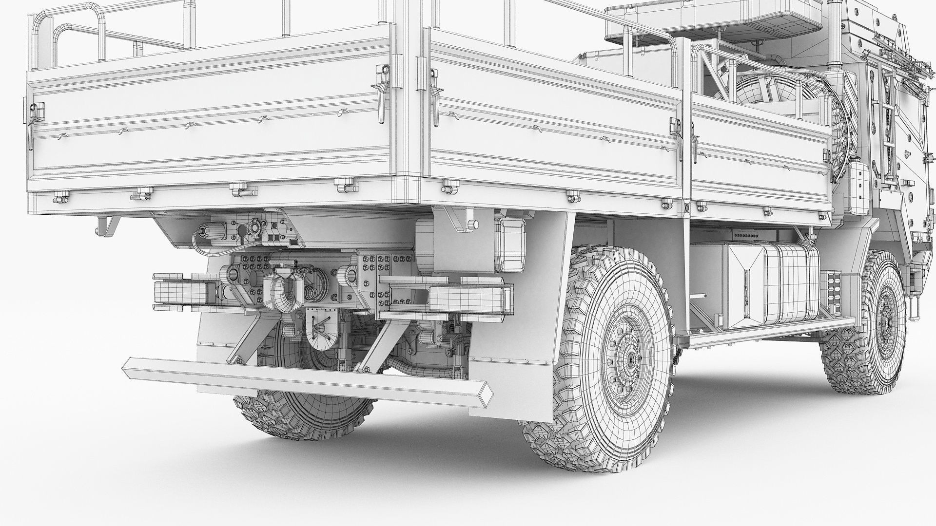 Military truck MAN HX60 Armor 3D model | CGTrader