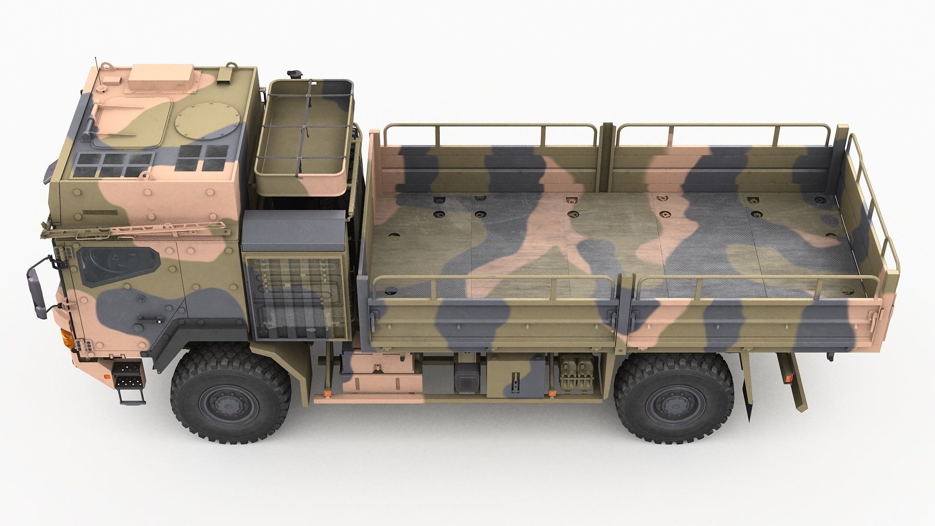 Military truck MAN HX60 Armor 3D model | CGTrader