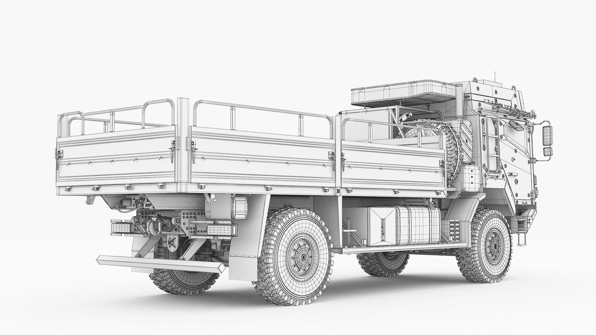 Military truck MAN HX60 Armor 3D model | CGTrader