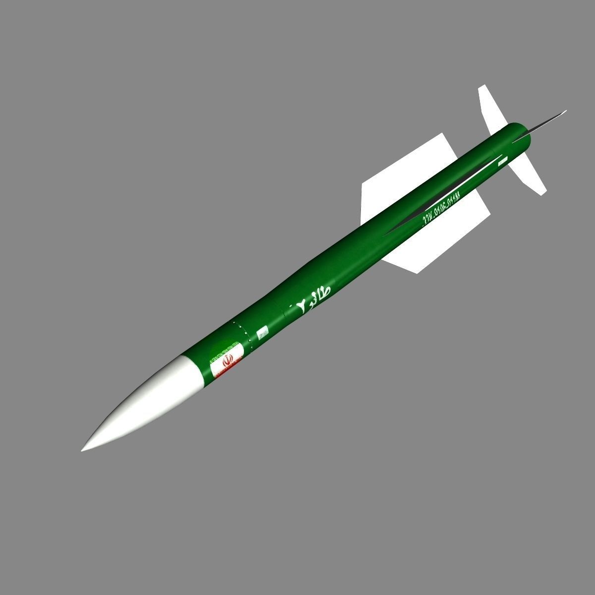 Taer-2 Missile 3D model | CGTrader