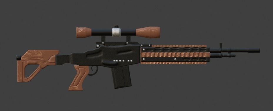 WoodPecker Gun free VR / AR / low-poly 3D model | CGTrader