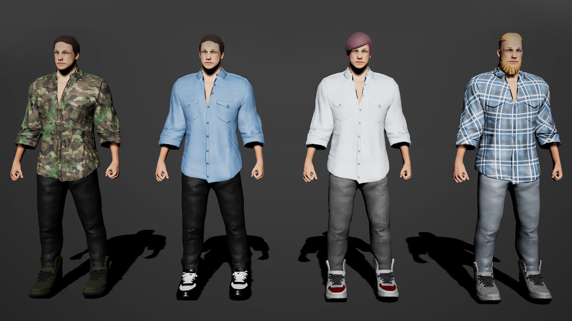 3D model Modular Man VR / AR / low-poly | CGTrader