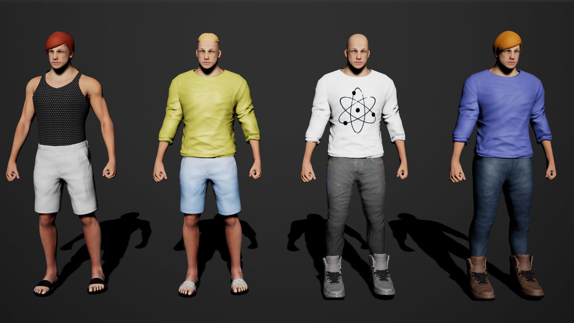 3D model Modular Man VR / AR / low-poly | CGTrader