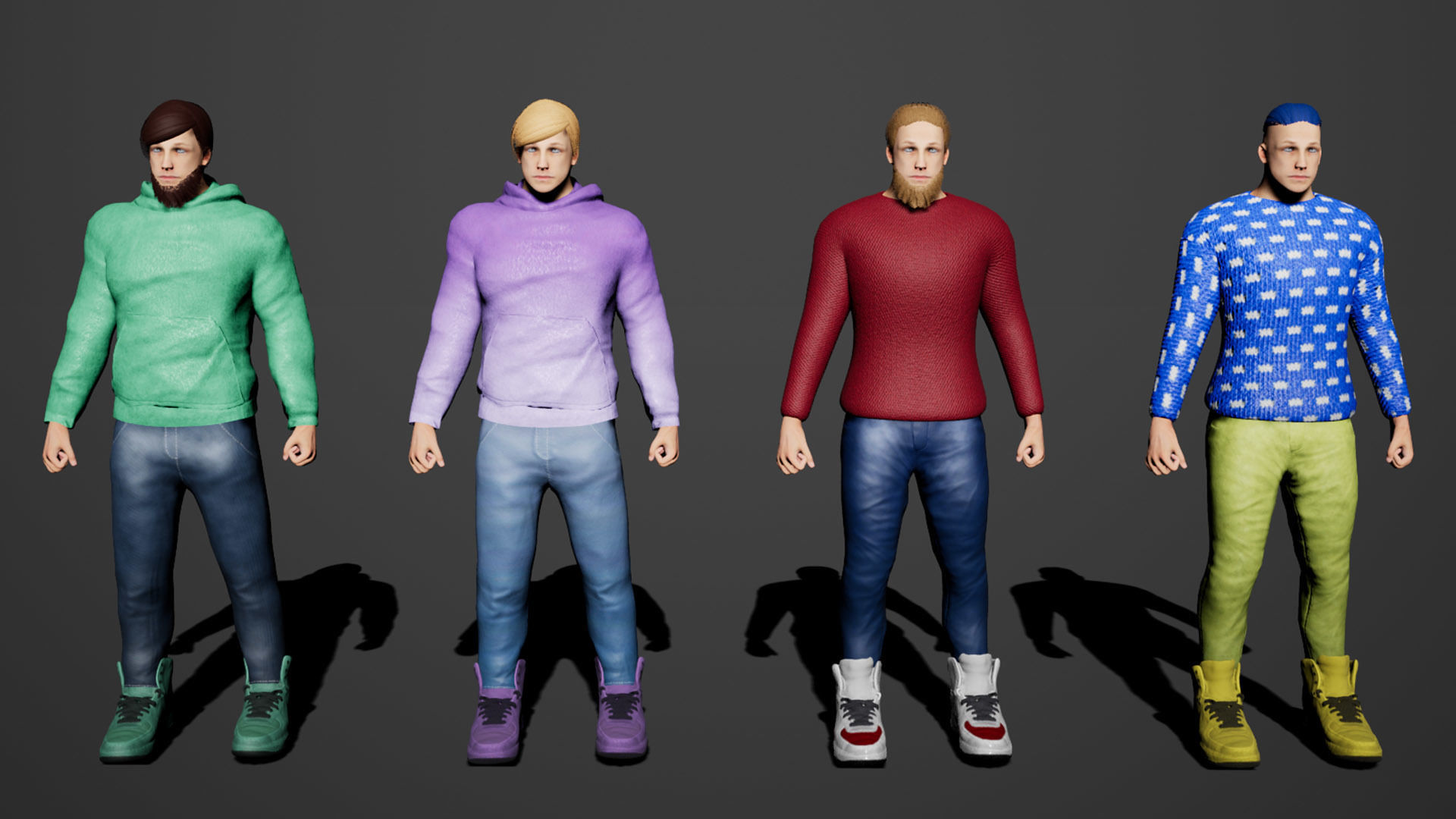 3D model Modular Man VR / AR / low-poly | CGTrader