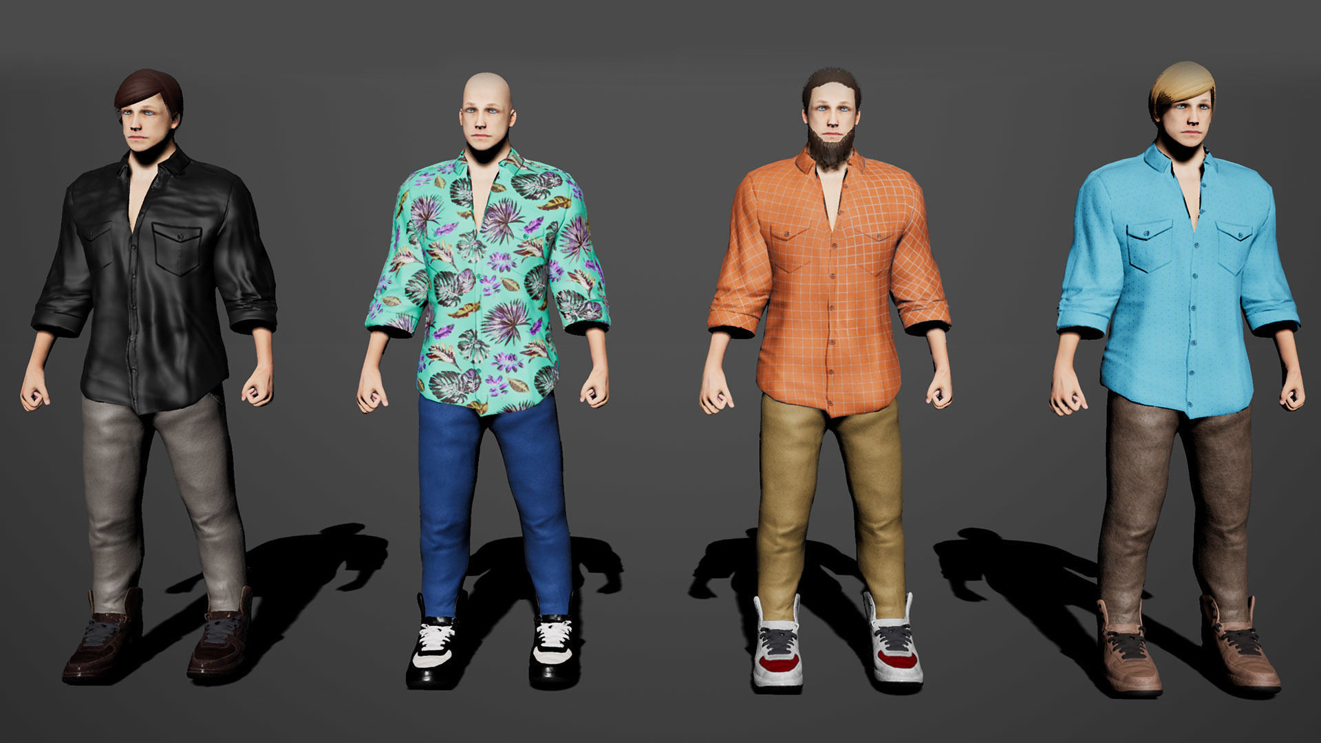 3D model Modular Man VR / AR / low-poly | CGTrader