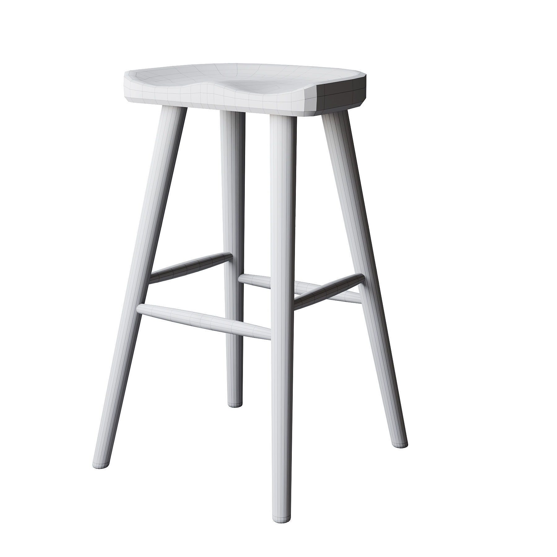 Bar Stool Chair 144 3D model | CGTrader