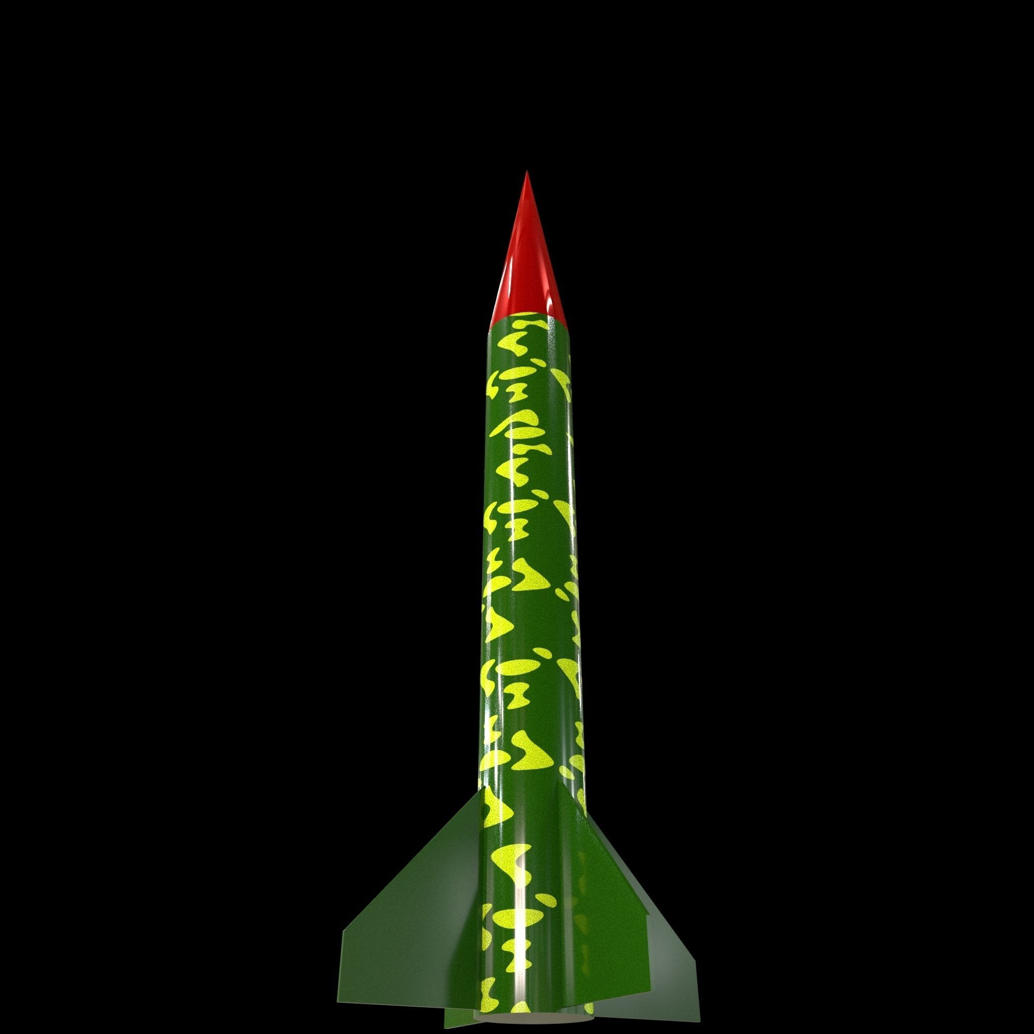 3D Missile free 3D model | CGTrader
