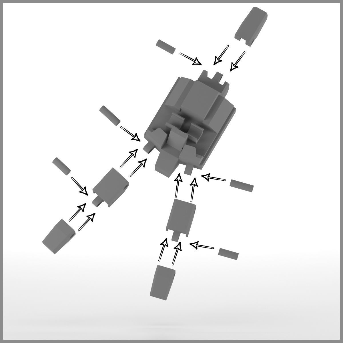 Mecha CPLT-C1 Catapult -- BattleTech MechWarrior Universe -- 3D model ...