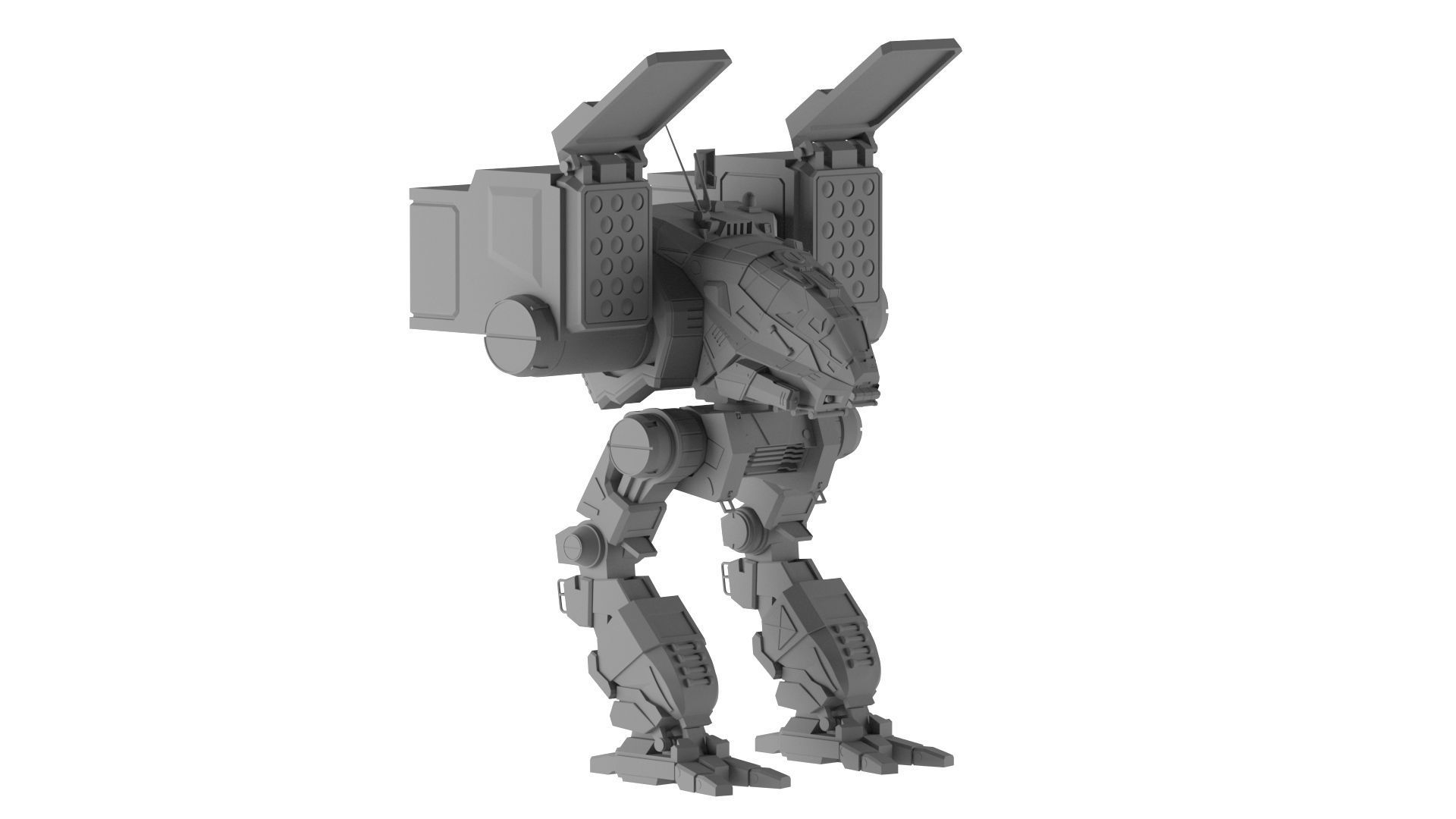 Mecha CPLT-C1 Catapult -- BattleTech MechWarrior Universe -- 3D model ...