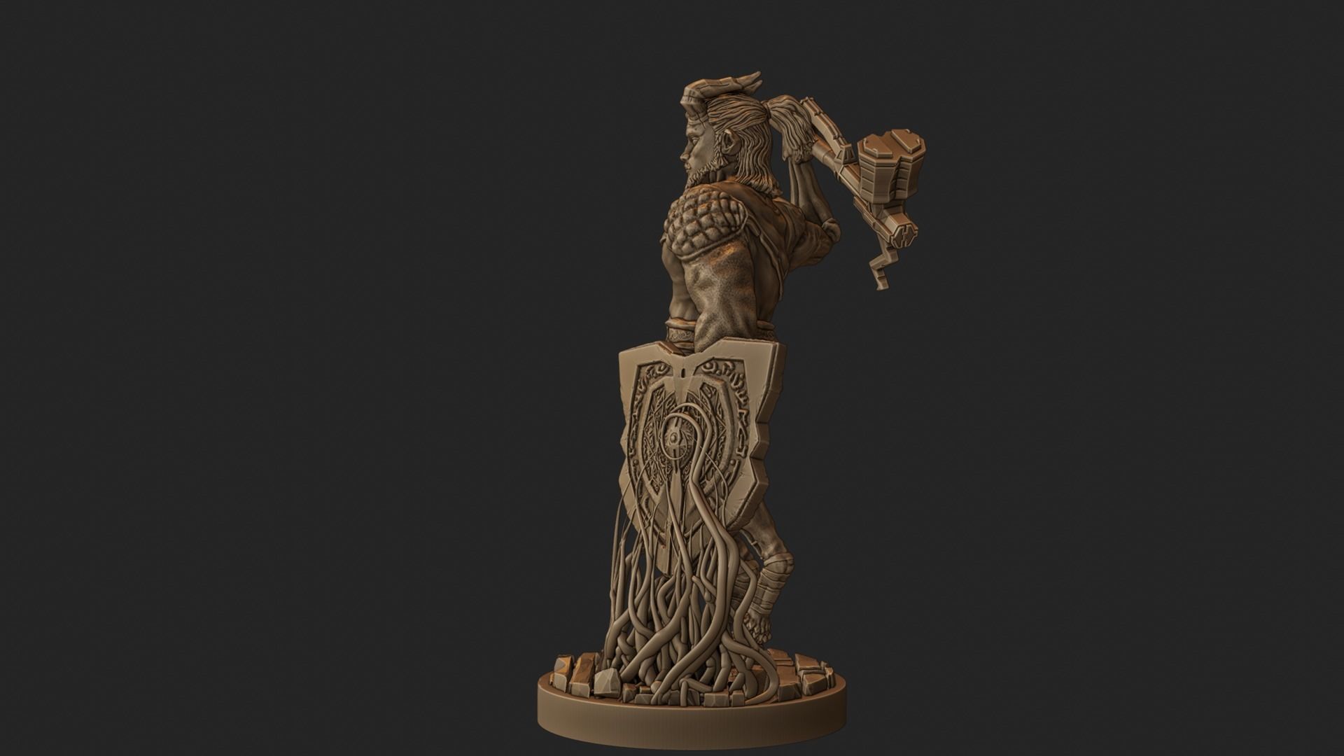 Samuel the satyr print model 3D model 3D printable | CGTrader