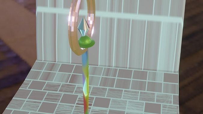 Magic stick free 3D model animated | CGTrader