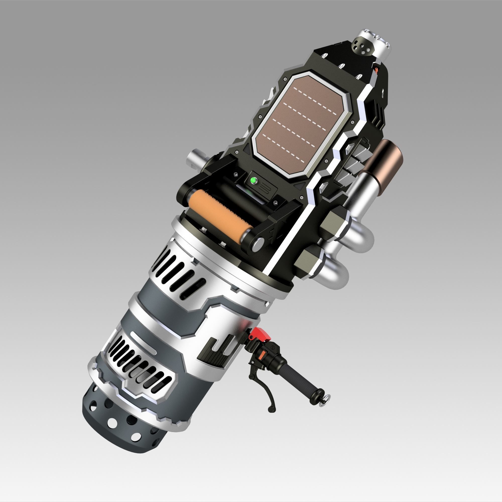 Apex Legends Fuse launcher prop replica 3D model 3D printable | CGTrader