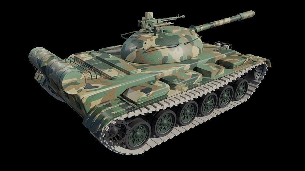 3D model T-59 Tank VR / AR / low-poly | CGTrader