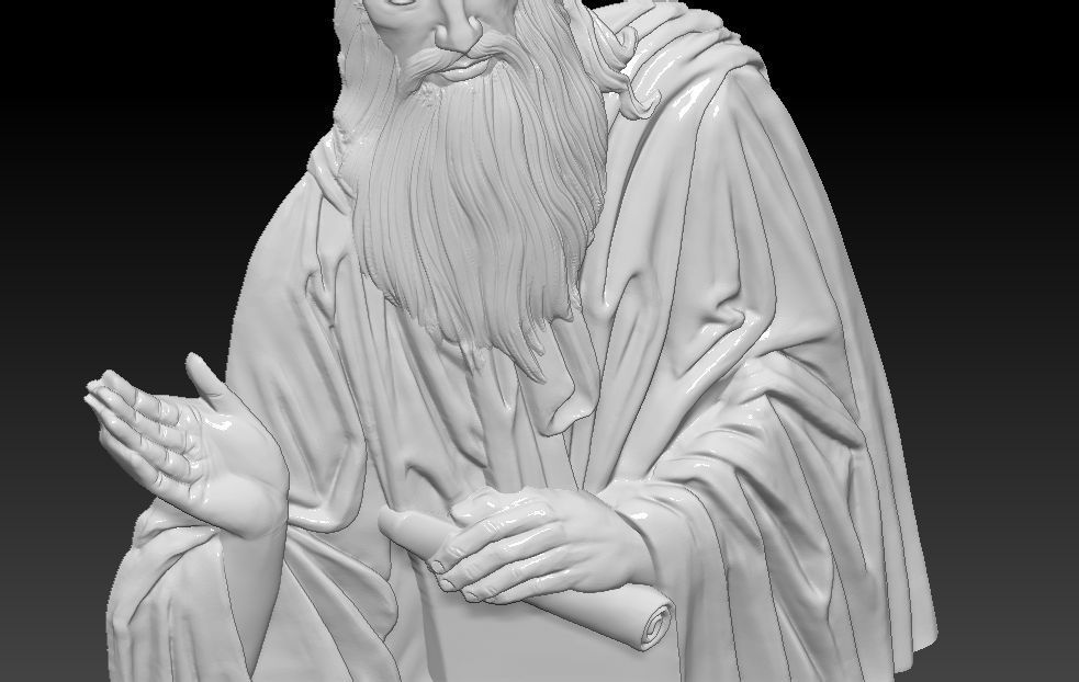 Elijah the Prophet 3D model 3D printable | CGTrader
