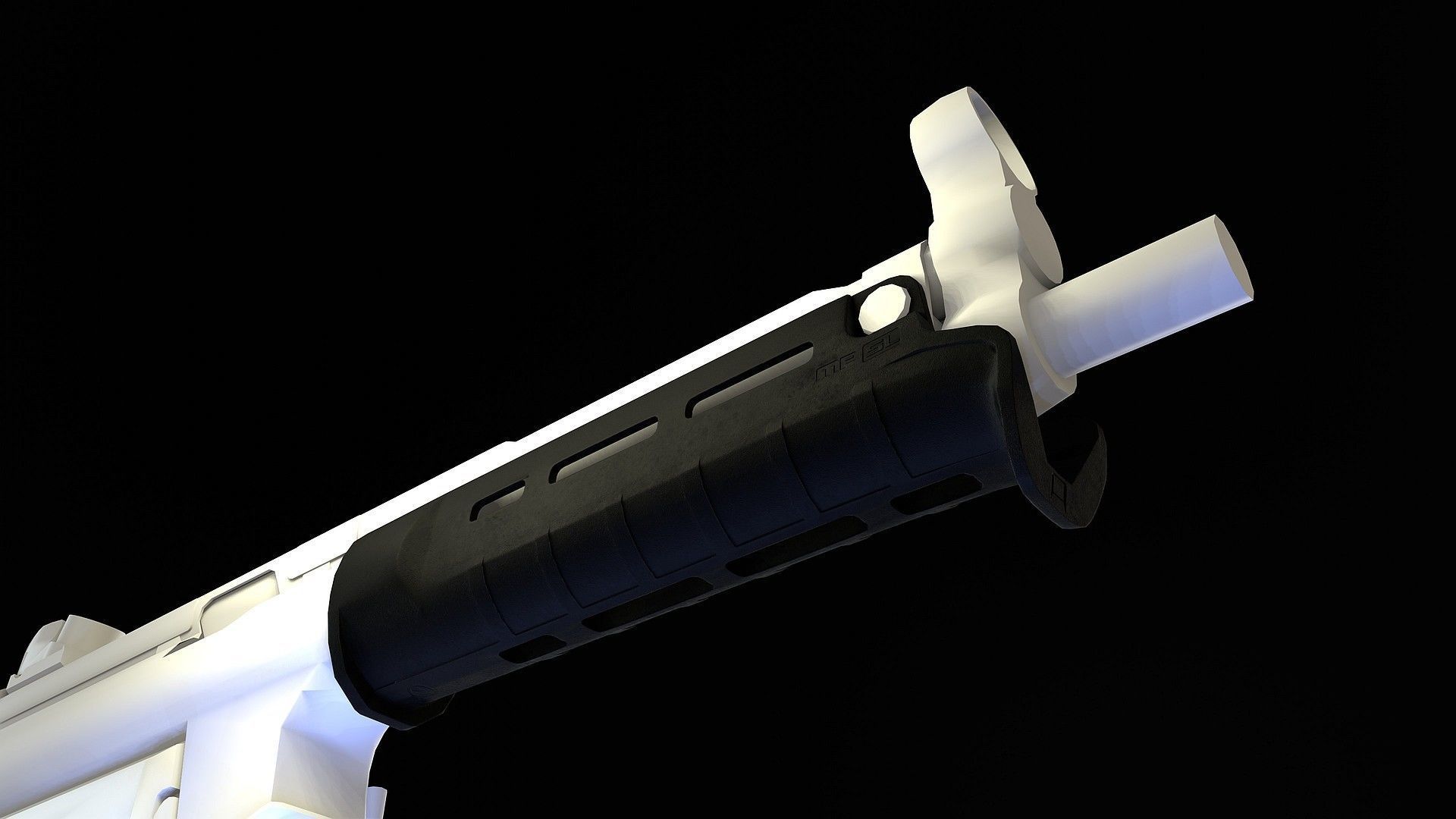 3D model Magpul SL Hand Guard for MP5 VR / AR / low-poly | CGTrader