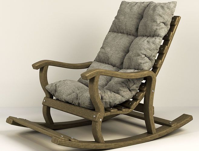 rocking chair free VR / AR / low-poly 3D model | CGTrader