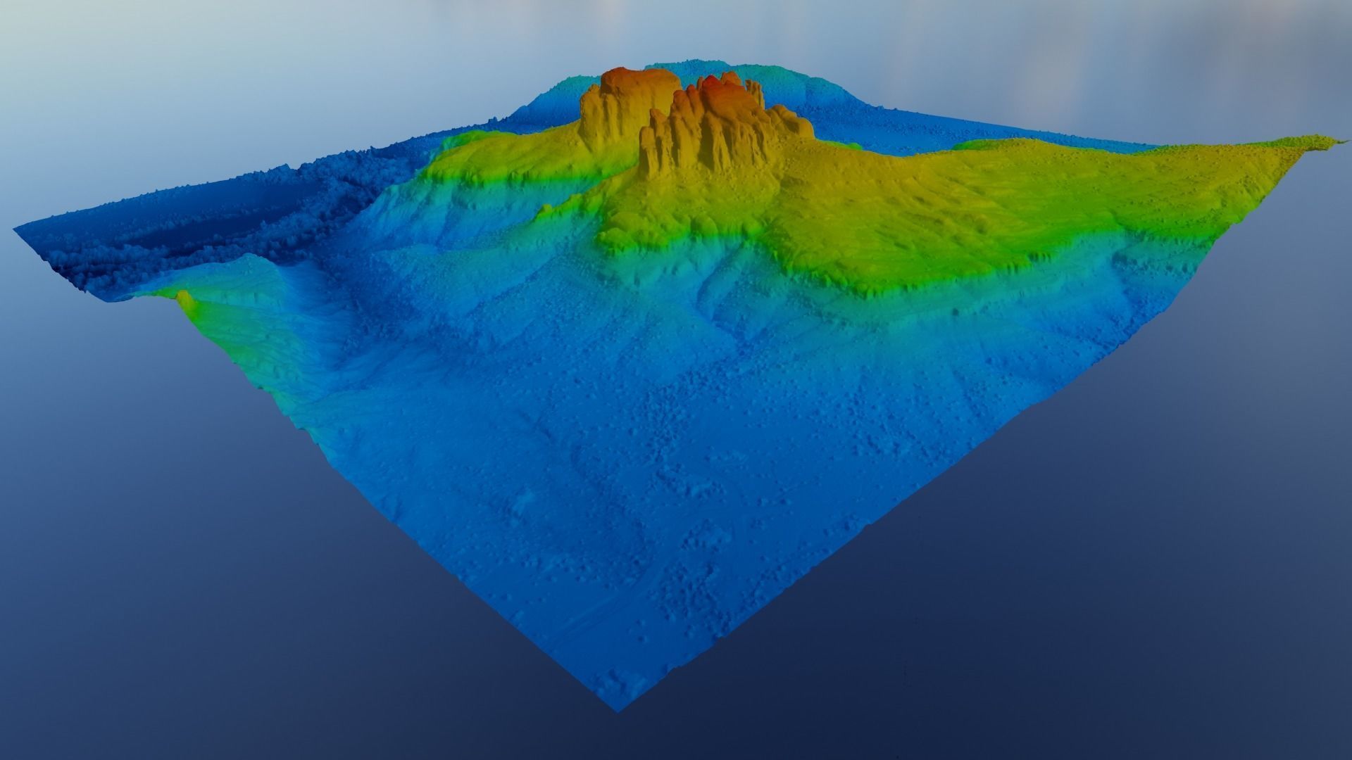 Cathedral Rock Multipurpose Terrain Model 3D model | CGTrader