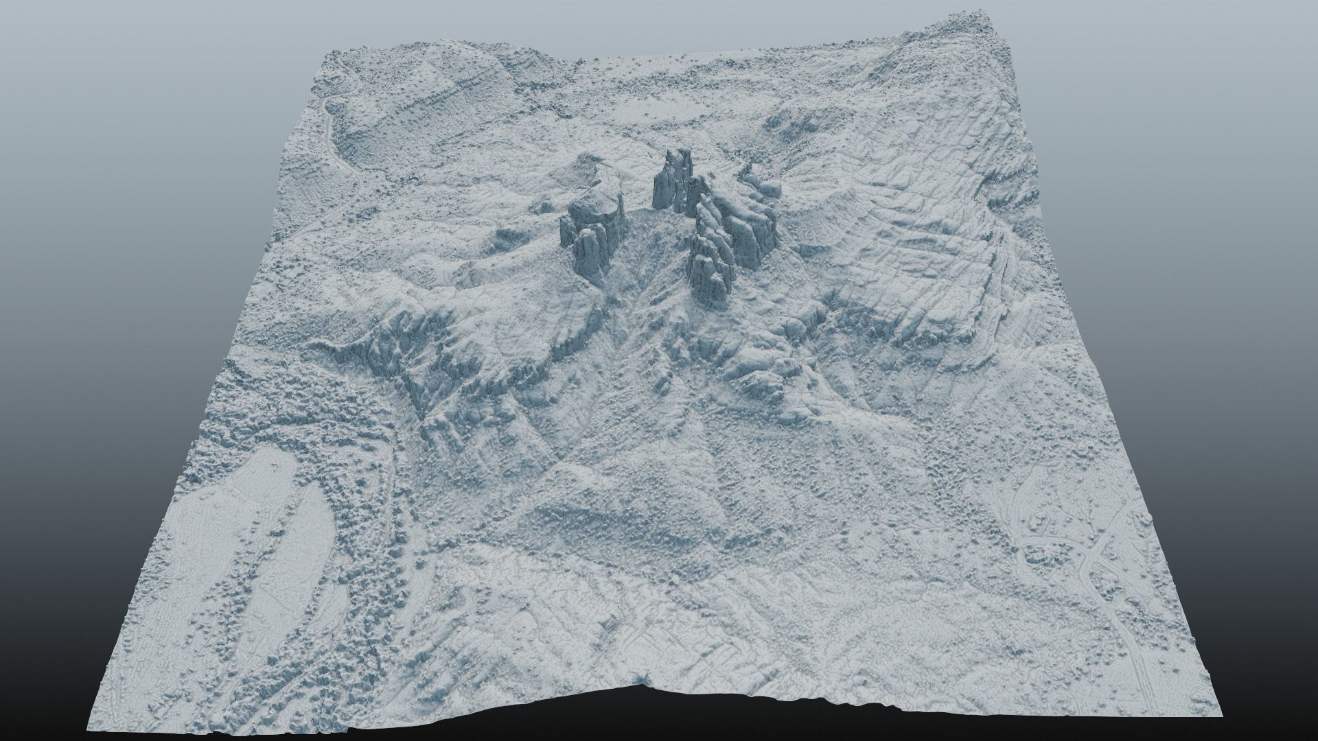 Cathedral Rock Multipurpose Terrain Model 3D model | CGTrader