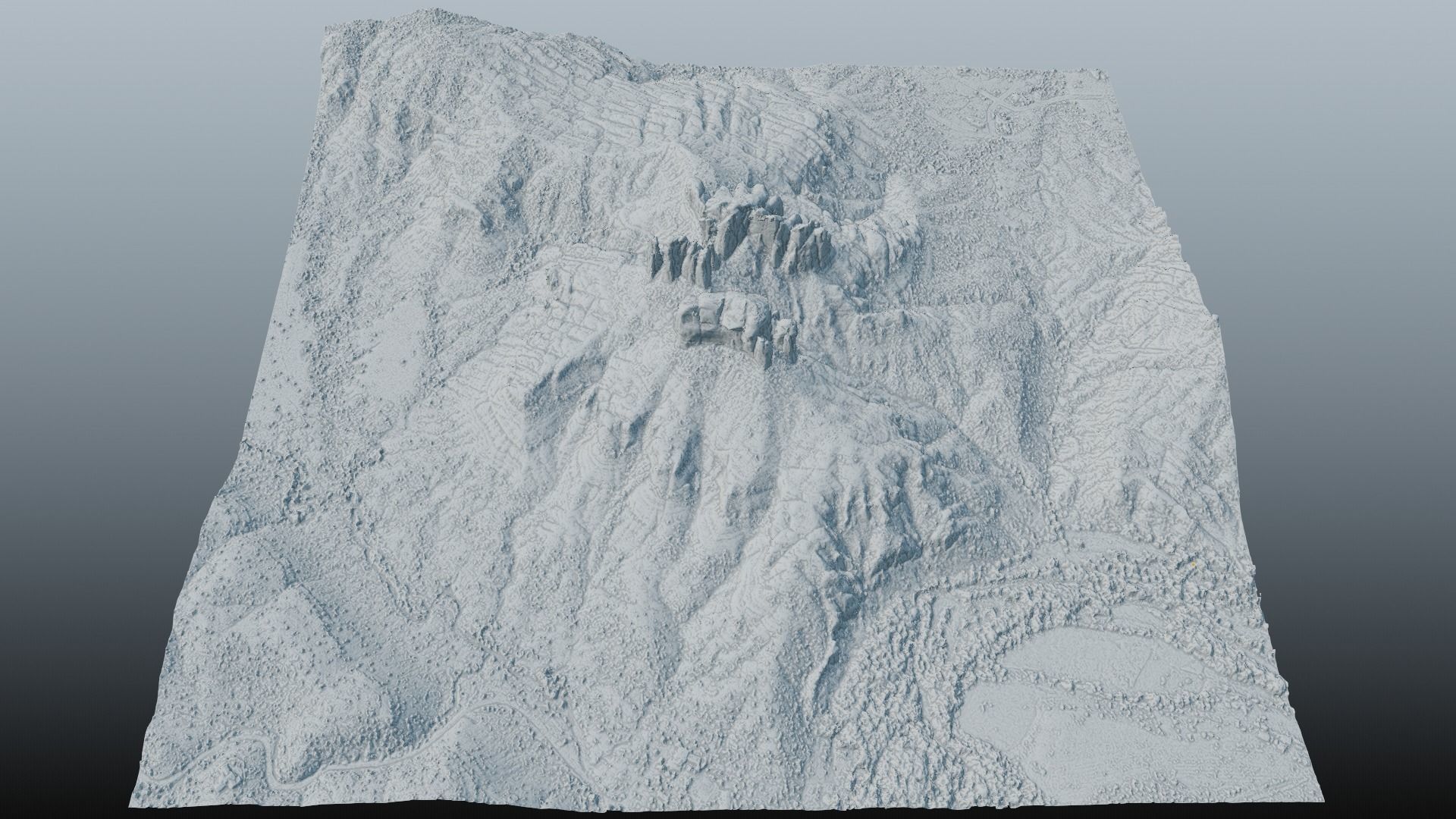 Cathedral Rock Multipurpose Terrain Model 3D model | CGTrader