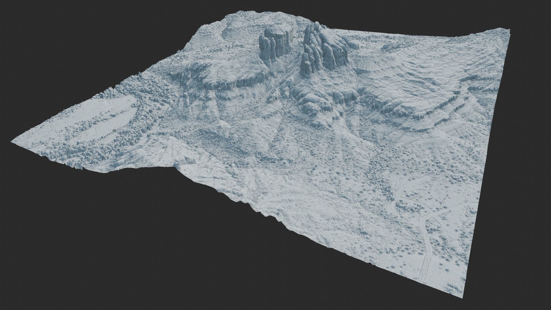 Cathedral Rock Multipurpose Terrain Model 3D model | CGTrader