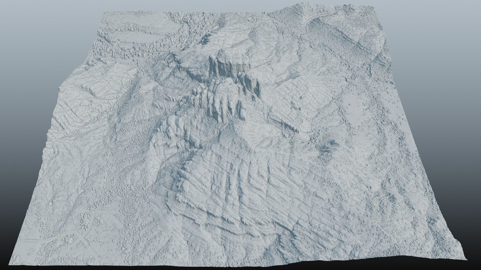 Cathedral Rock Multipurpose Terrain Model 3D model | CGTrader