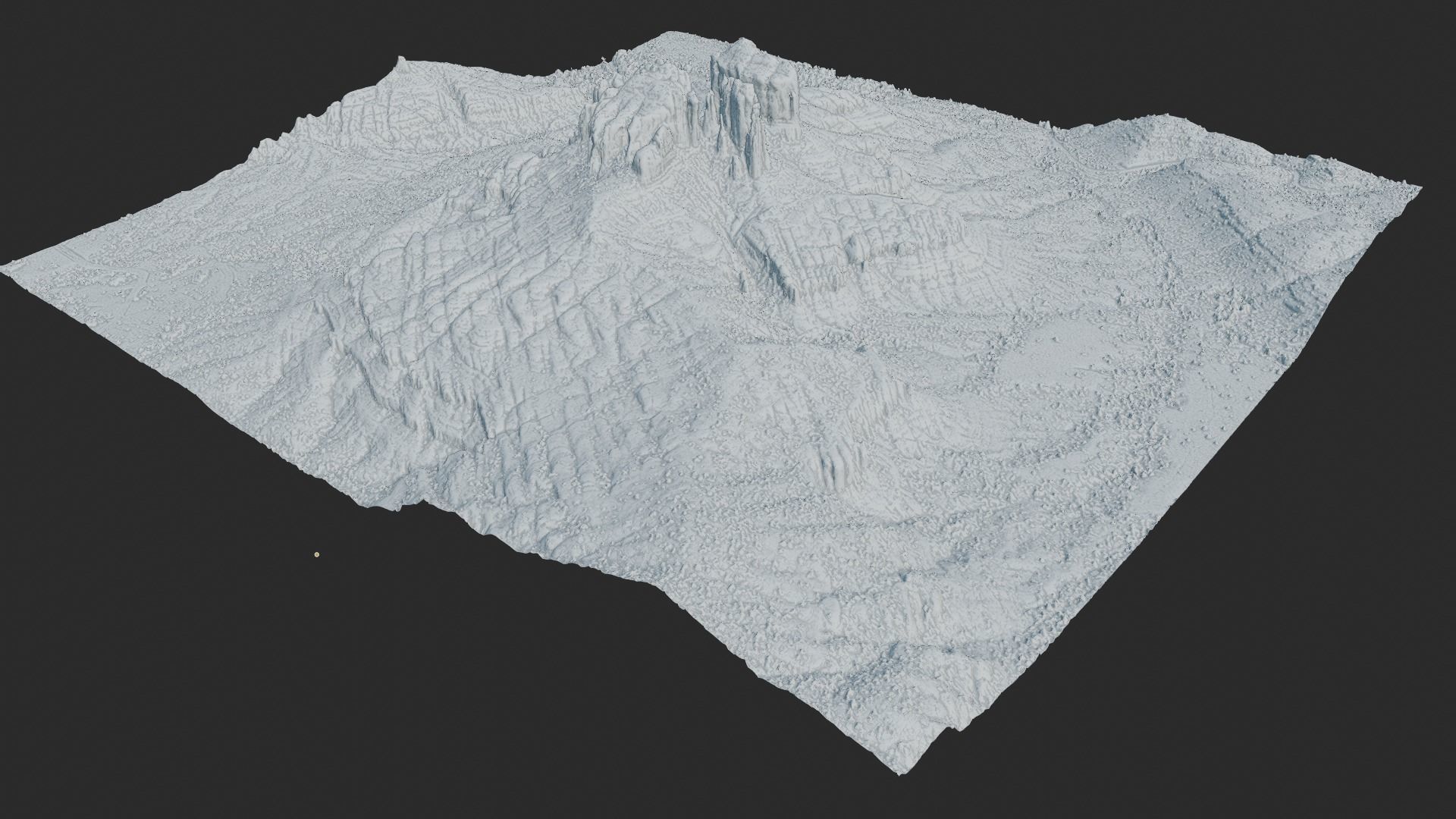 Cathedral Rock Multipurpose Terrain Model 3D model | CGTrader