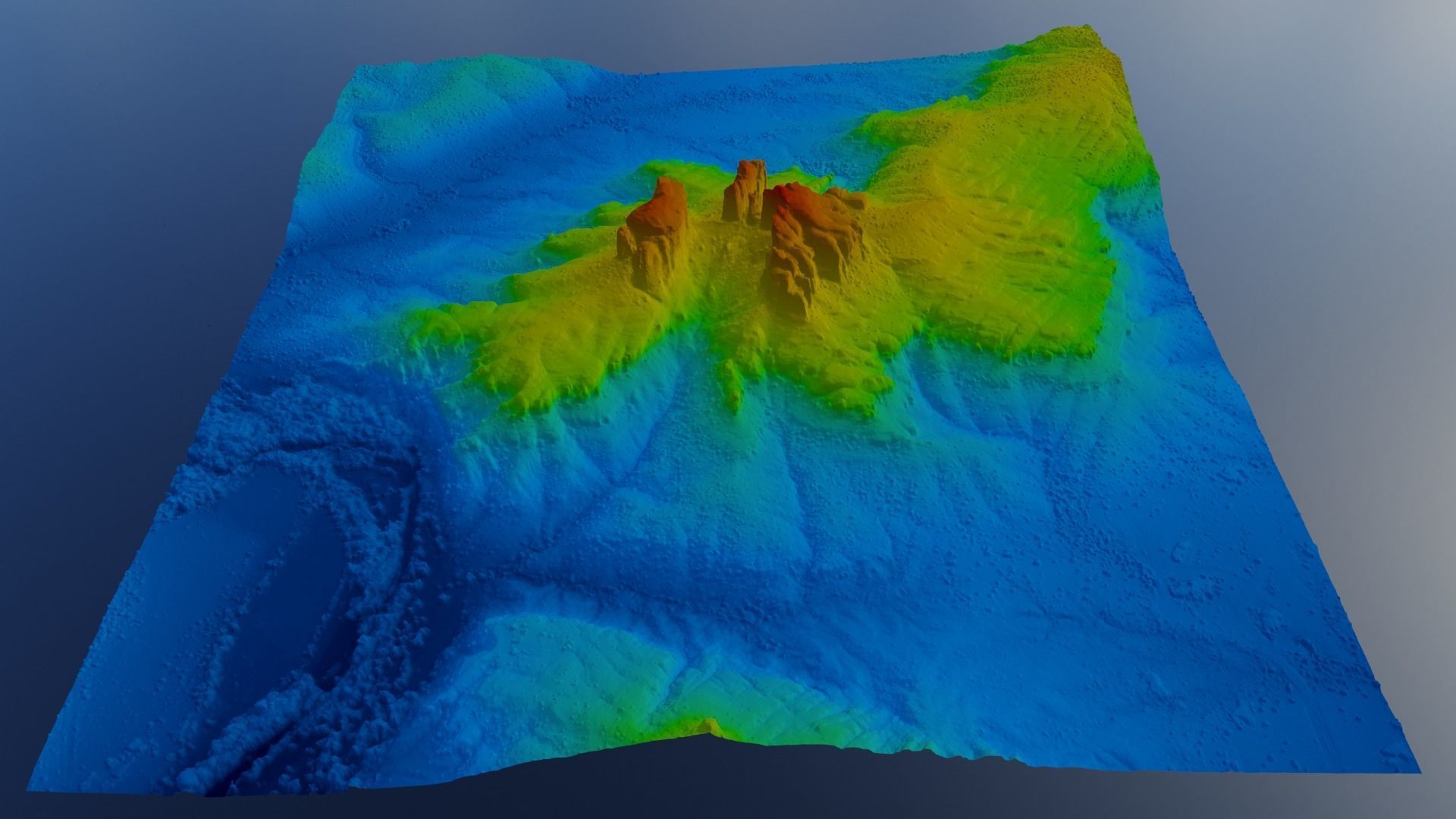 Cathedral Rock Multipurpose Terrain Model 3D model | CGTrader