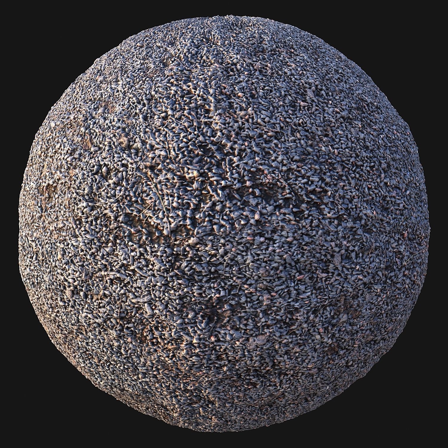 Pebbles Ground PBR 3D model | CGTrader