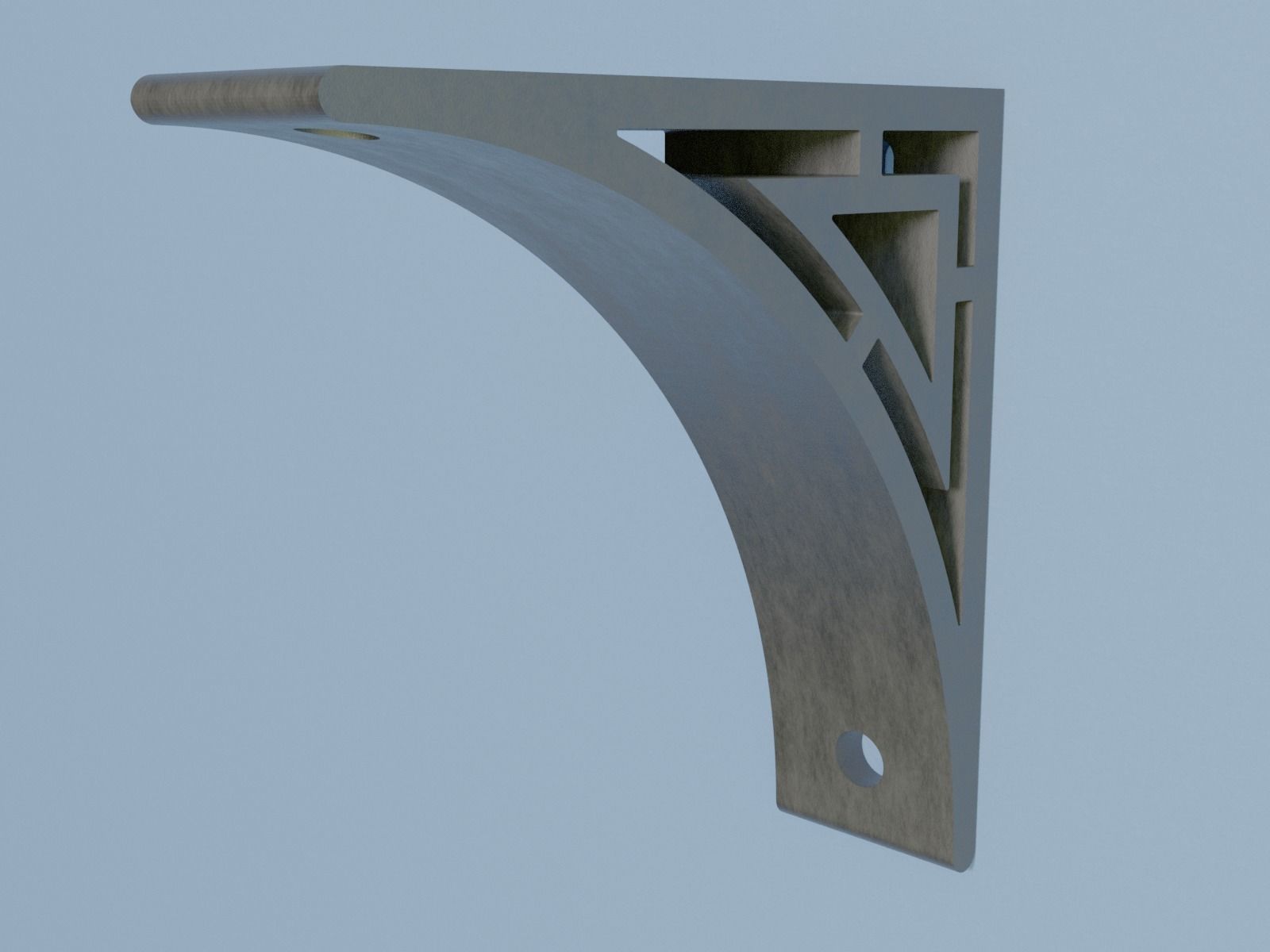 Shelf Bracket 3 3D model 3D printable | CGTrader