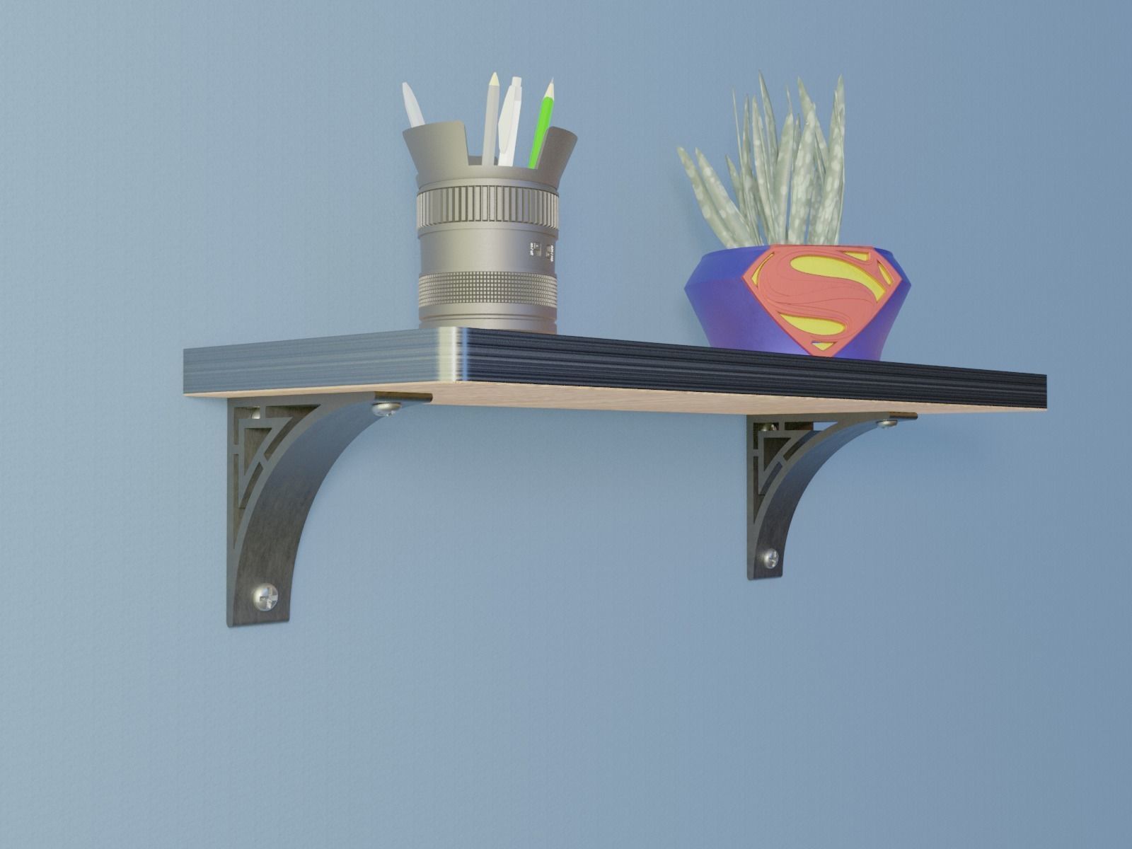 Shelf Bracket 3 3D model 3D printable | CGTrader