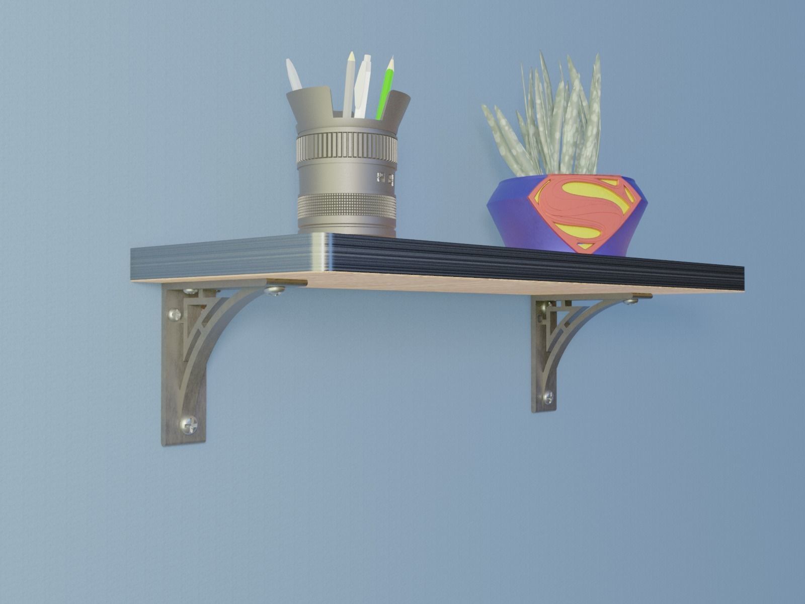 Shelf Bracket 3 3D model 3D printable | CGTrader