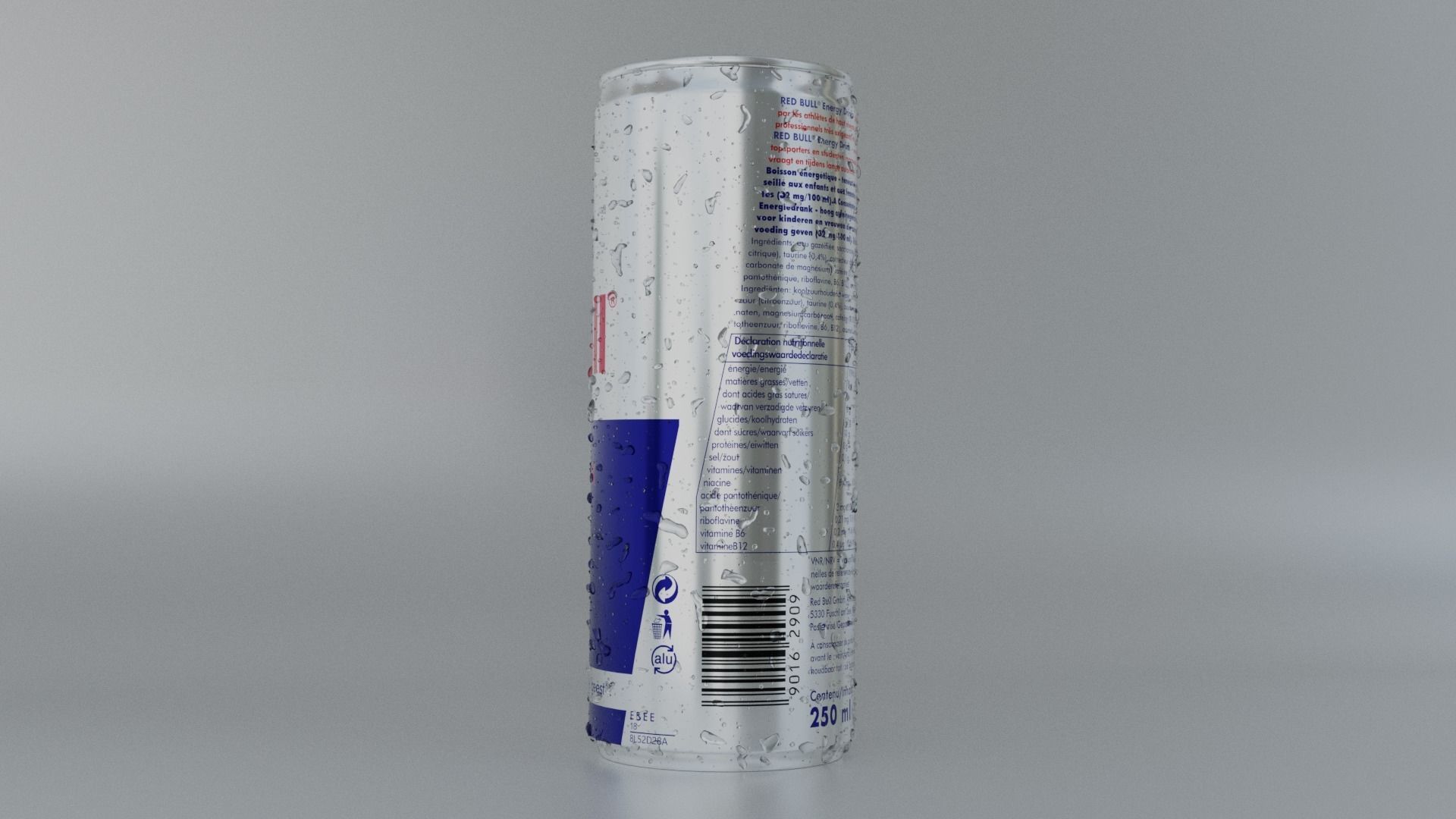 Red Bull Energy Drink 3D model | CGTrader