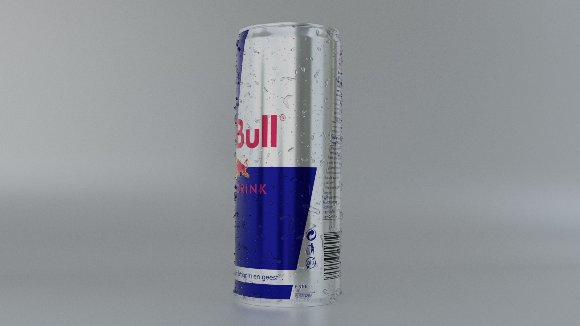 Red Bull Energy Drink 3D model | CGTrader