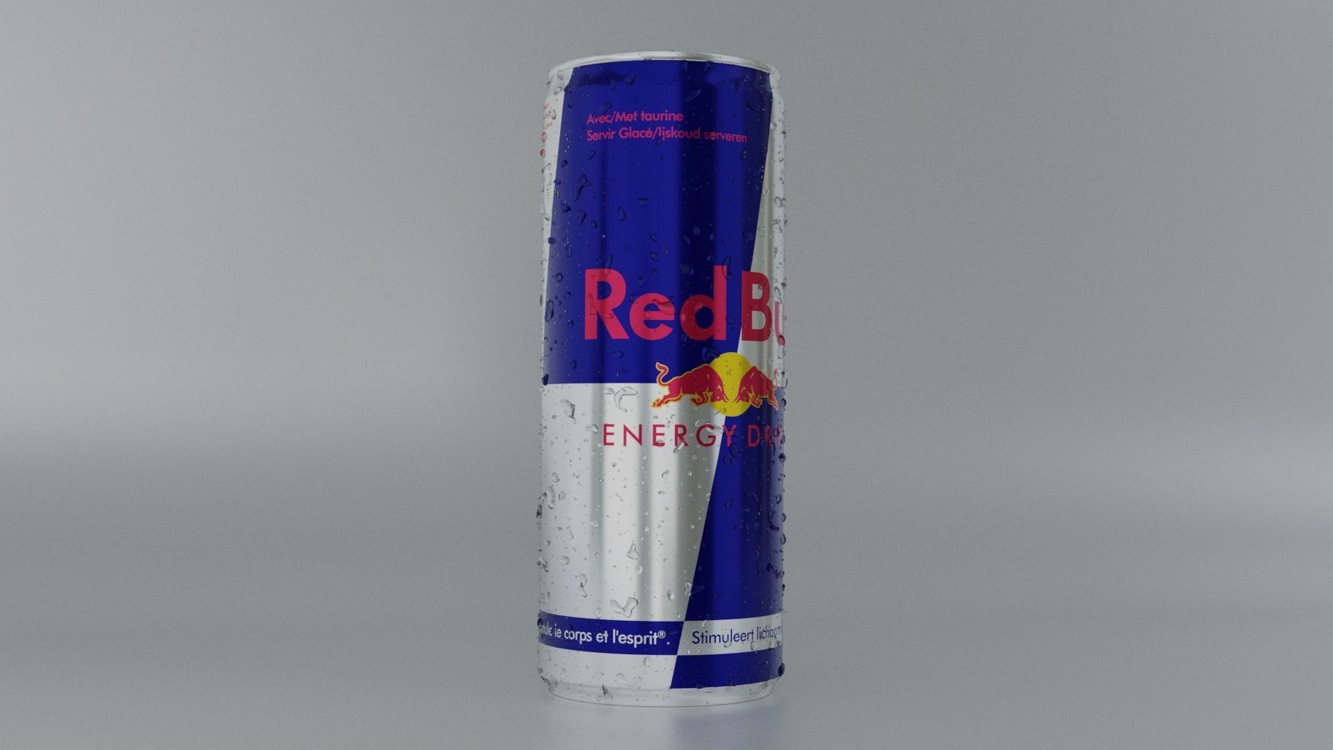 Red Bull Energy Drink 3D model | CGTrader