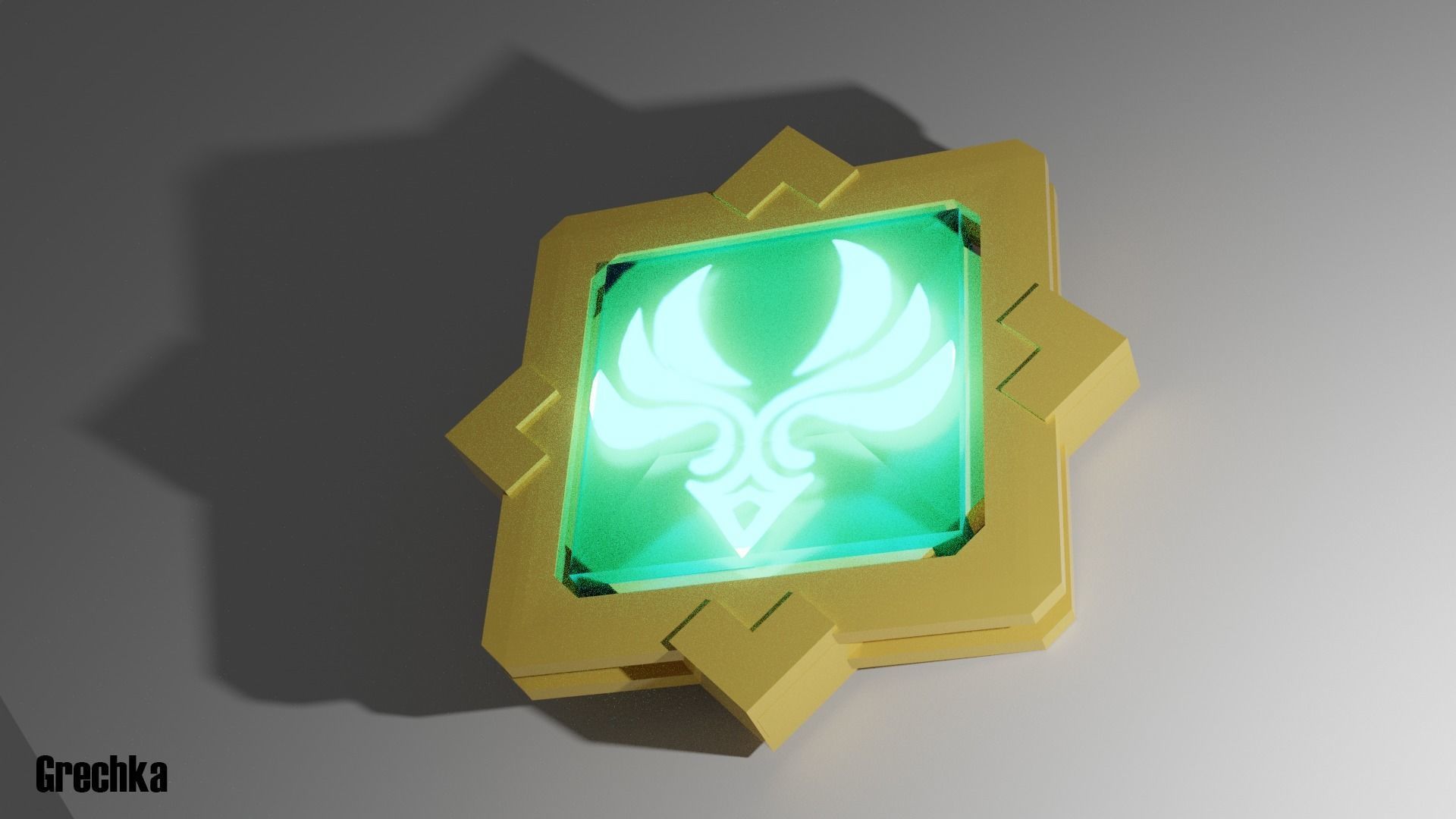 anemo vision from liyue - Genshin impact free 3D model | CGTrader