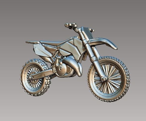 KTM 125 Motorcycle 3D model 3D printable | CGTrader