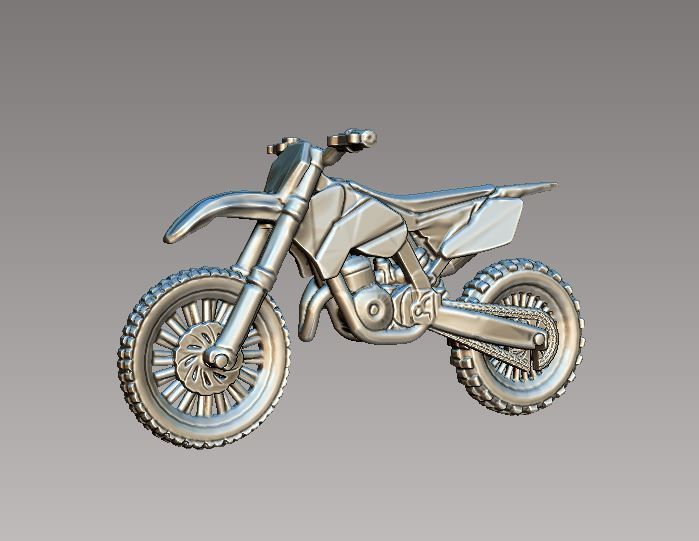 KTM 125 Motorcycle 3D model 3D printable | CGTrader