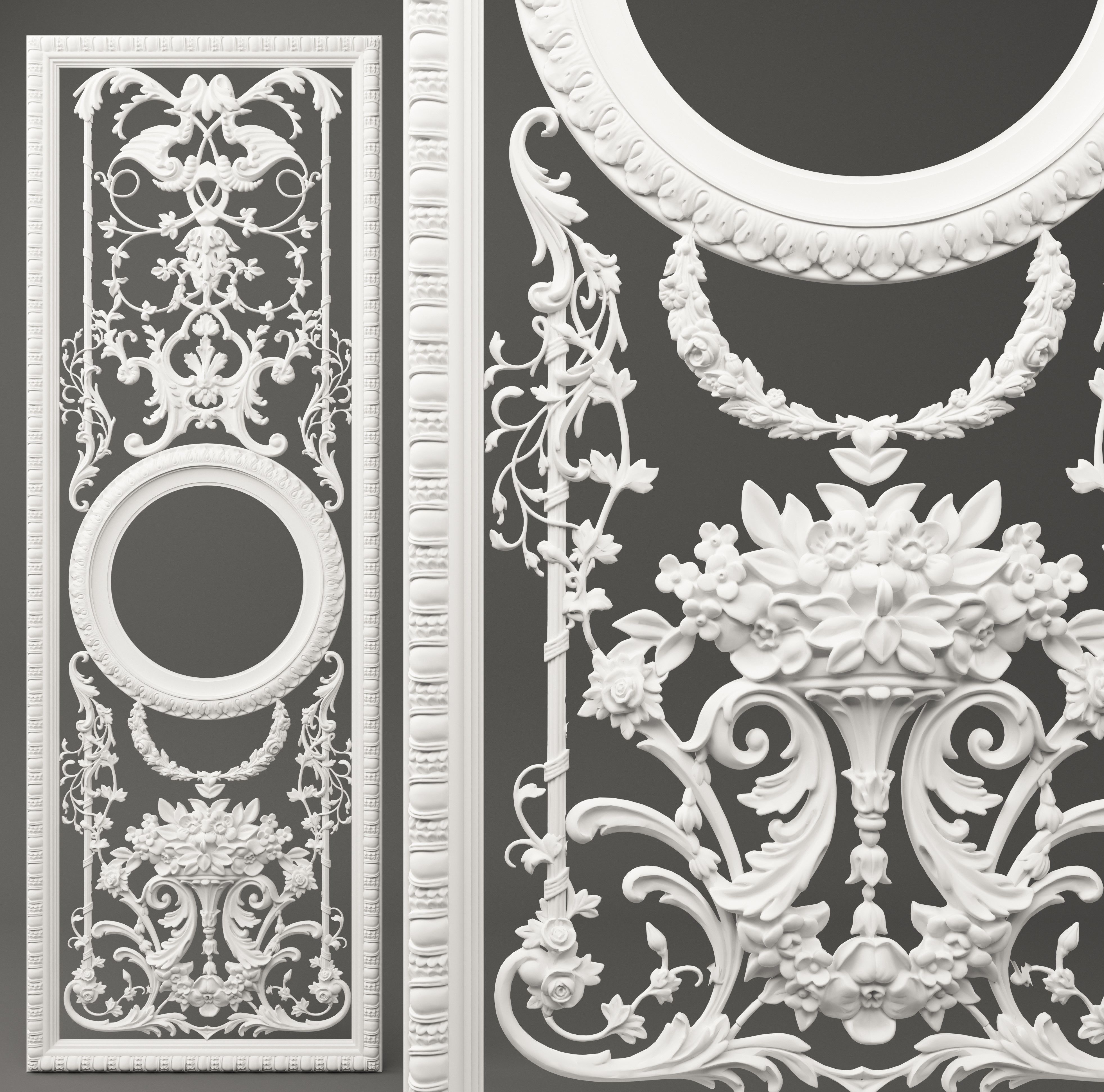 classic plaster 3D model | CGTrader